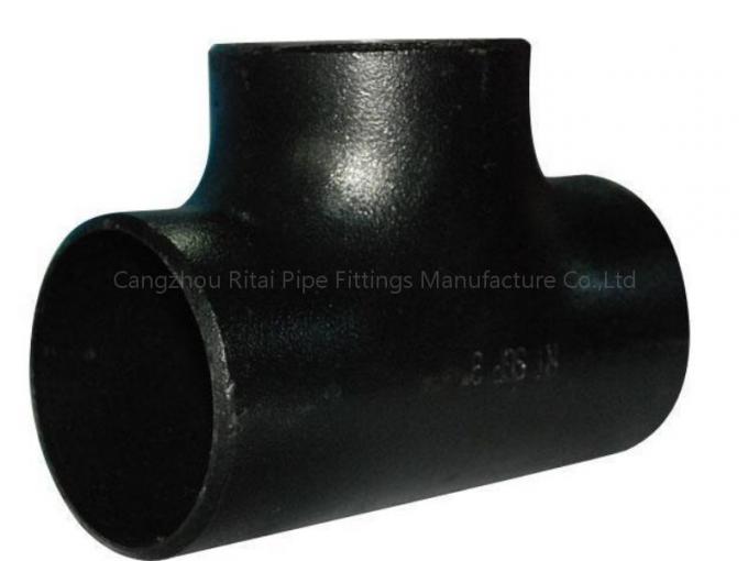 DN15 Mengurangi Pipa Fitting Tee Butt Weld JIS SS400 STD Carbon Steel ...